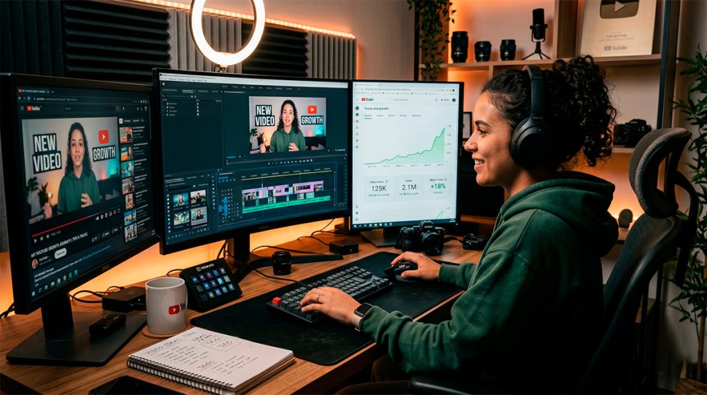 Quanto ganha um YouTuber pequeno vs grande, comparação real e atualizada